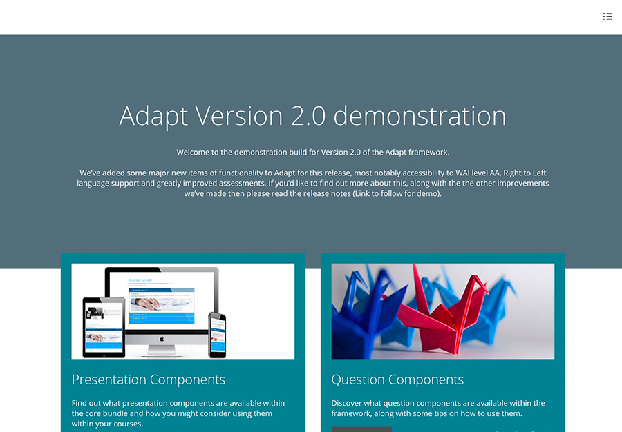Adapt showcase - Adapt Learning